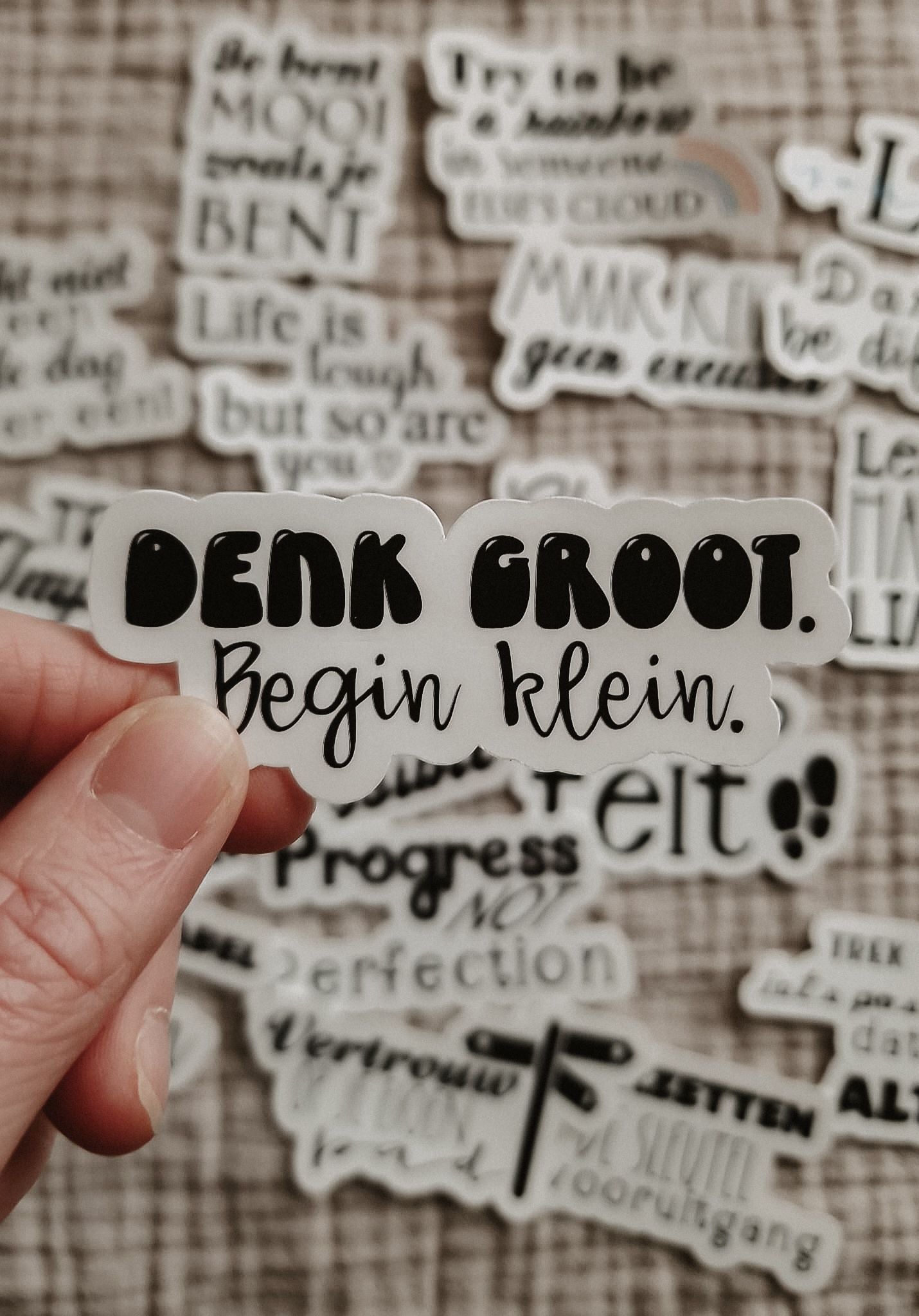 Motiverende quotes stickerset – Linsteg Creations